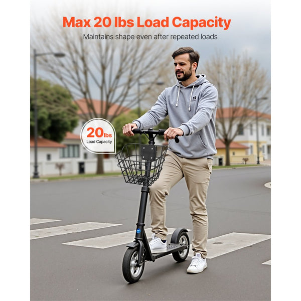 Vevor Bike Basket Front Electric Scooter Basket with Fixed Bracket New ...