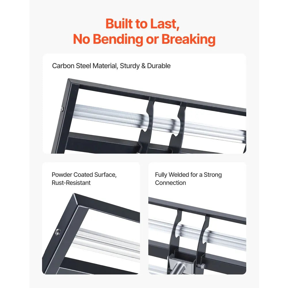 Vevor Lawn Leveling Rake Updated with Roller 17" x 10" Stainless Steel ...