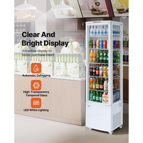 Vevor Refrigerated Display Case 9.8 Cu. Ft. 5-Tier Commercial Cake Ref ...