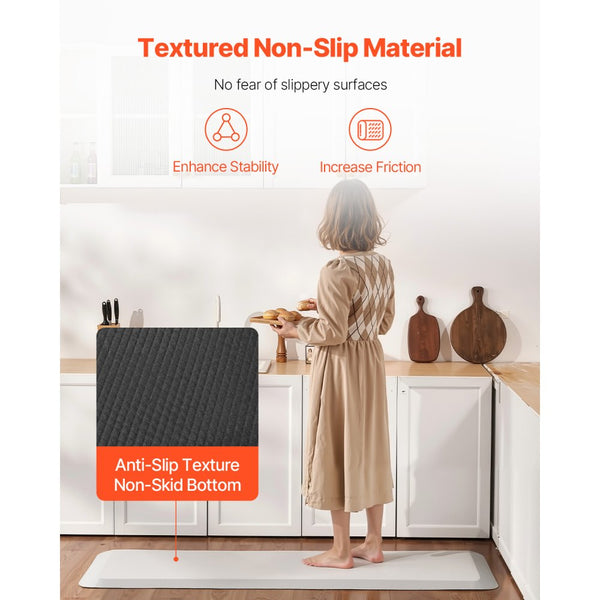 Vevor Fall Mat 24 x 70" Anti-Slip Bedside Safety Floor Mat New ...
