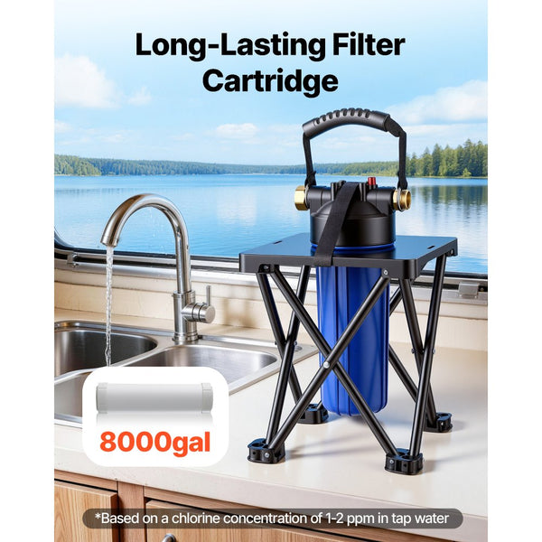 Vevor RV Water Filter System 5-Micron Premium Water Filtration with Ca ...