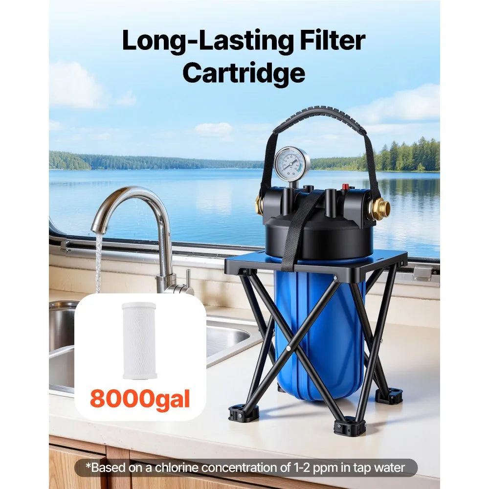 Vevor RV Water Filter System 0.5-Micron Premium Water Filtration Repla ...