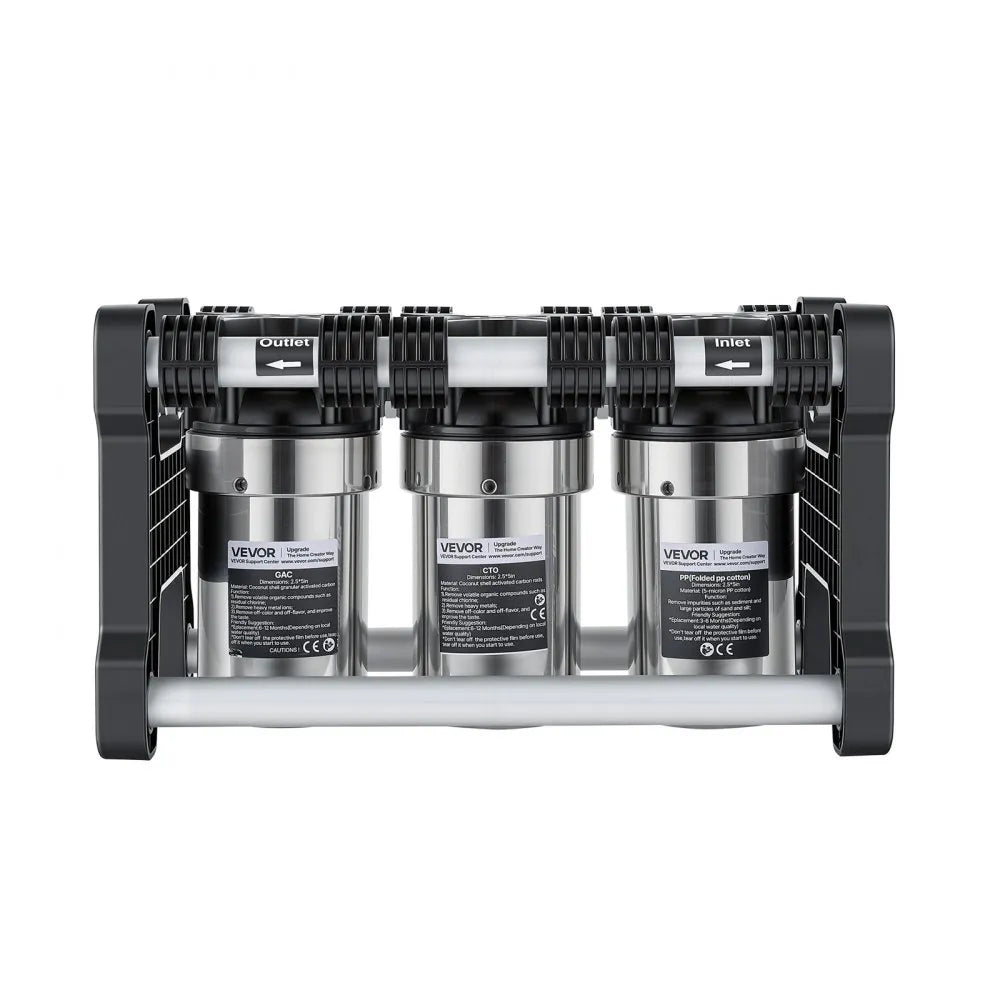 Vevor RV Water Filter System 3-Stage 5-Micron Filtration for RVs & Cam ...