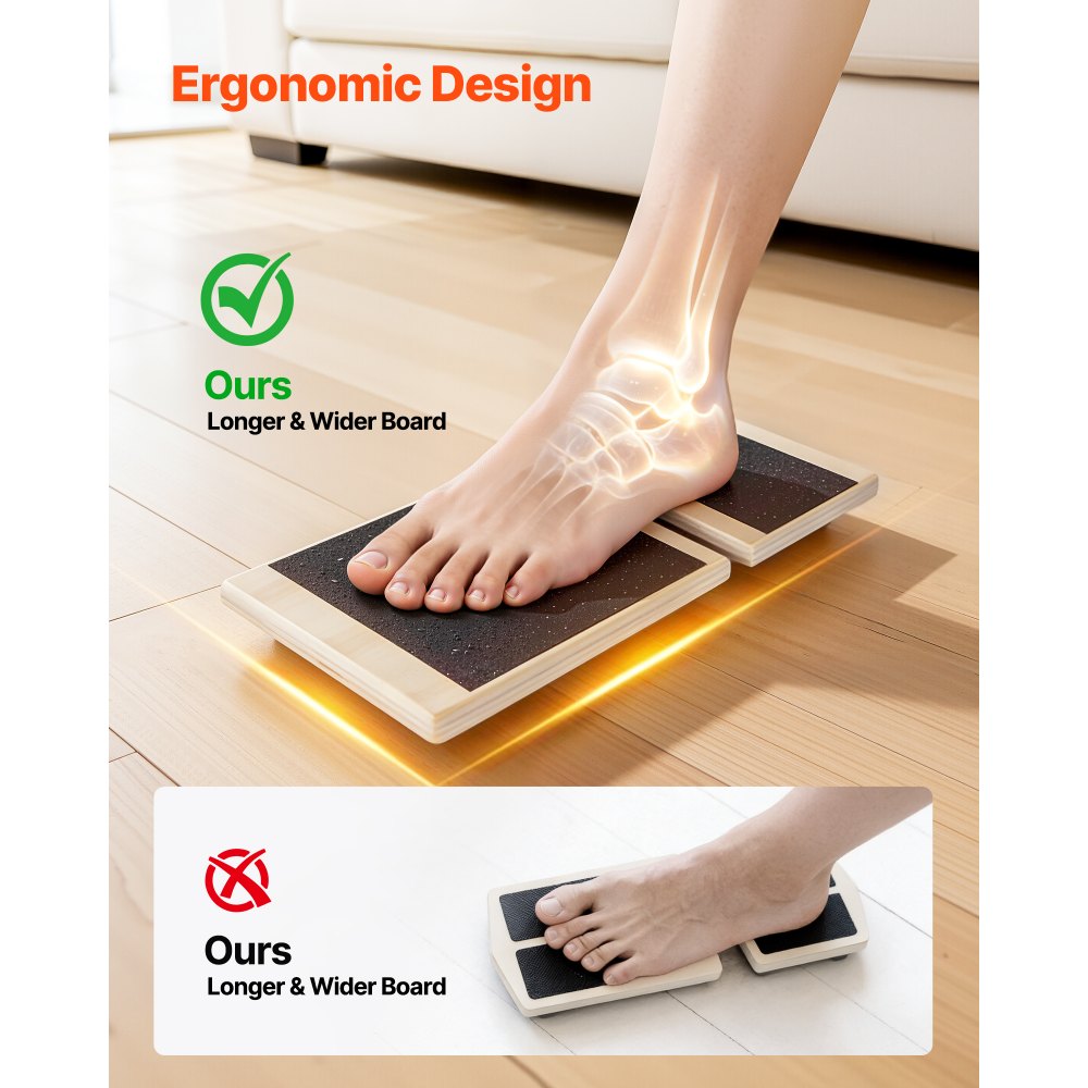 Vevor Balance Board Wobble Board Trainer for Foot & Ankle Strengthenin ...