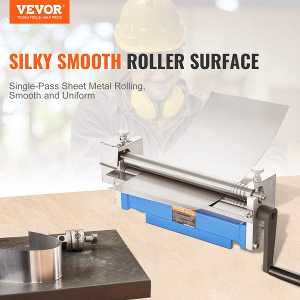 Vevor Slip Roll Machine 12.6" Sheet Metal Rolling Bending Machine New ...