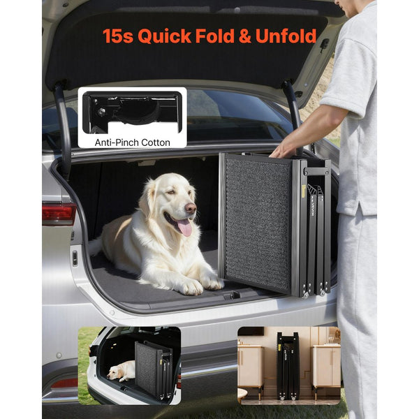 Vevor Dog Ramp Folding Pet Car Ramp 63" x 17" 250 lbs New – FactoryPure