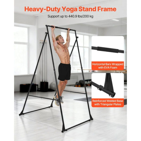 Vevor Yoga Stand Frame Foldable Aerial Rig 440.9 lbs Capacity New ...