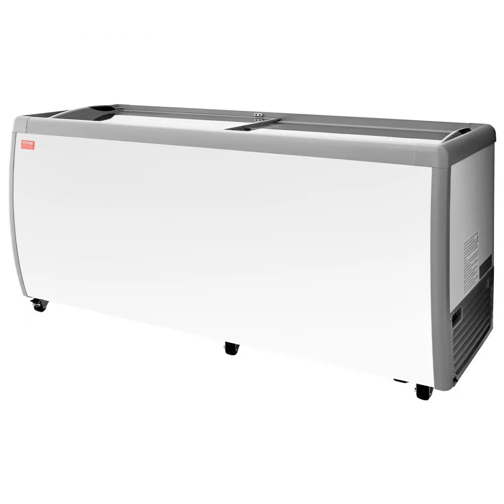 Vevor Ice Cream Display Case Commercial 20 Cu. Ft. Chest Freezer with ...