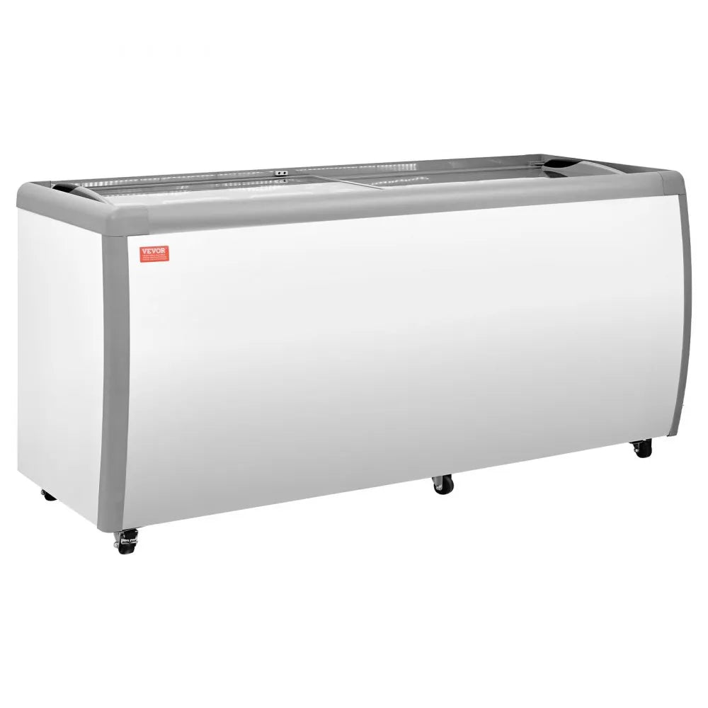 Vevor Ice Cream Display Case Commercial 20 Cu. Ft. Chest Freezer with ...