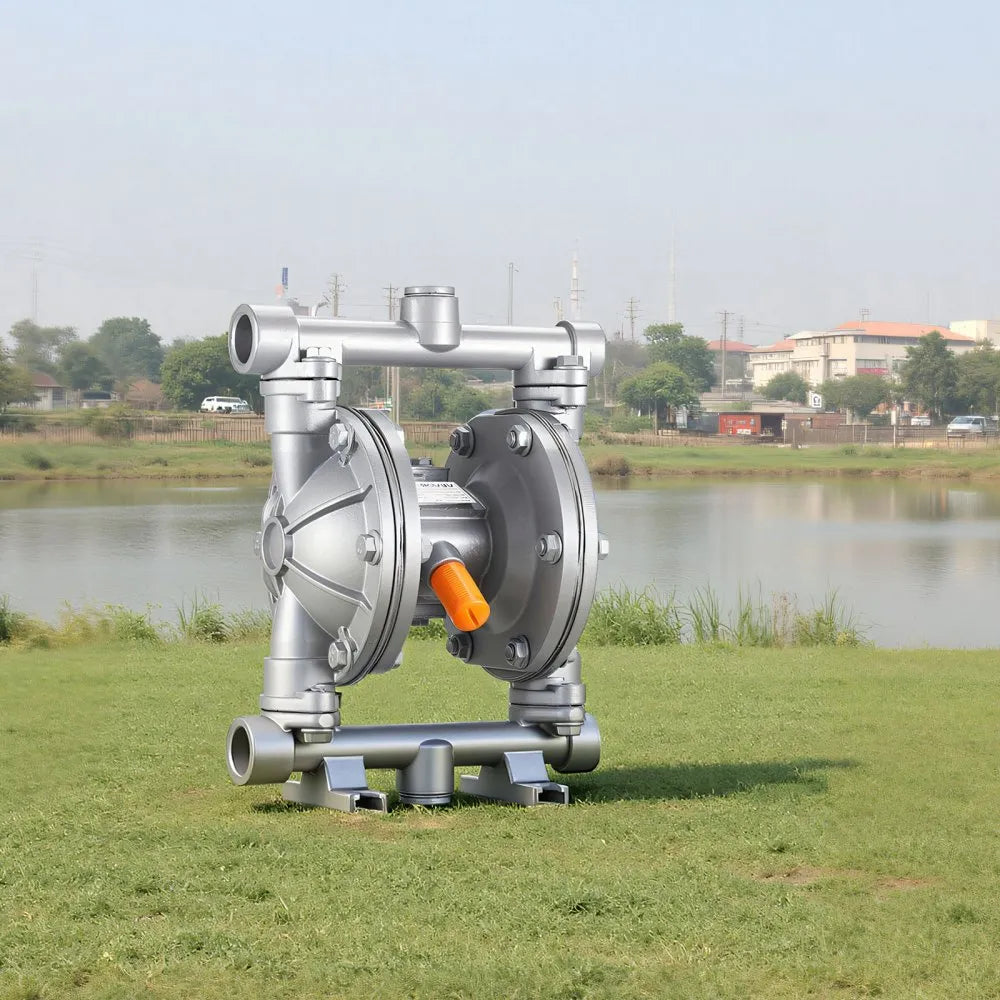 Vevor Diaphragm Pump Air-Operated 6.6 GPM 3/8" Pneumatic Waste Oil Tra ...