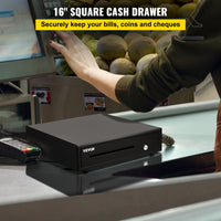Vevor Cash Drawer 16" POS System Register Drawer New – FactoryPure