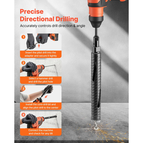 Vevor Core Drill Bit 1-1/2" Diamond Dry Coring Bit New – FactoryPure