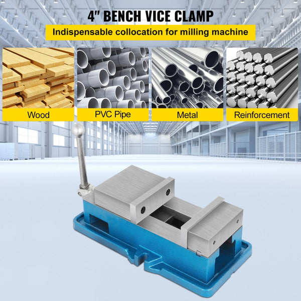 Vevor Bench Vise 4" Lock Down Precision Milling Vise New – FactoryPure