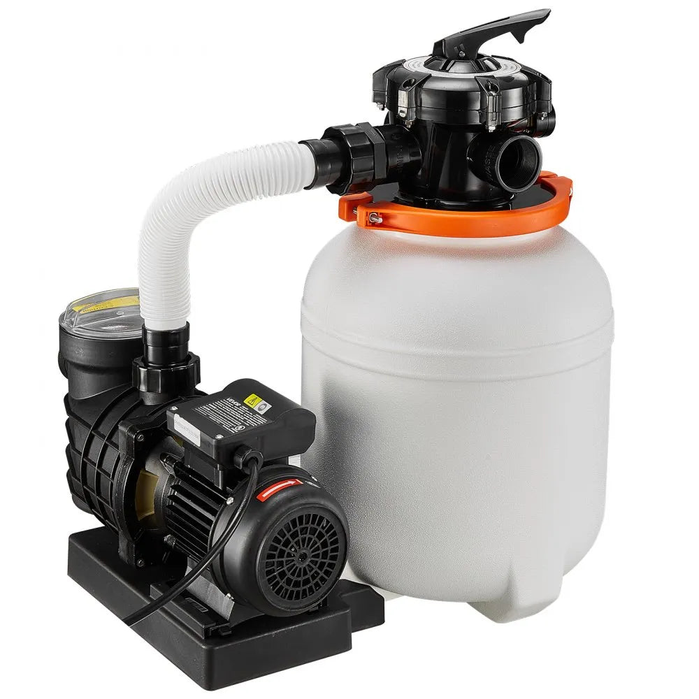 Vevor Sand Filter Pump FlashPure 12" Above Ground Pool 0.5 HP 3000 GPH ...