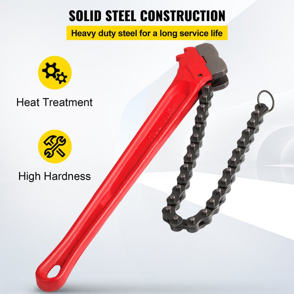 Vevor Chain Wrench 36" Heavy Duty Pipe Tool New – FactoryPure