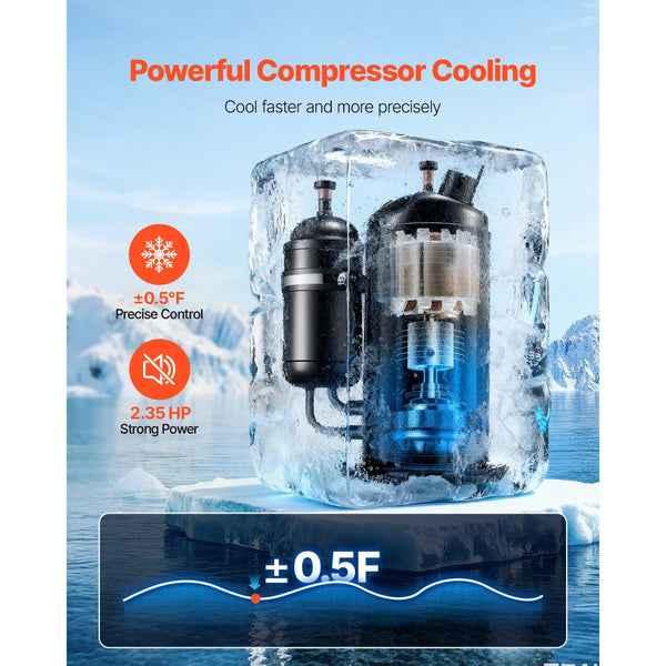 Vevor Industrial Water Chiller Cooling System New – FactoryPure