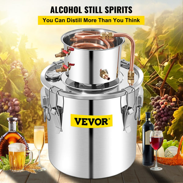 Vevor Alcohol Still 13.2 Gal Water Distiller Brewing Kit New – FactoryPure