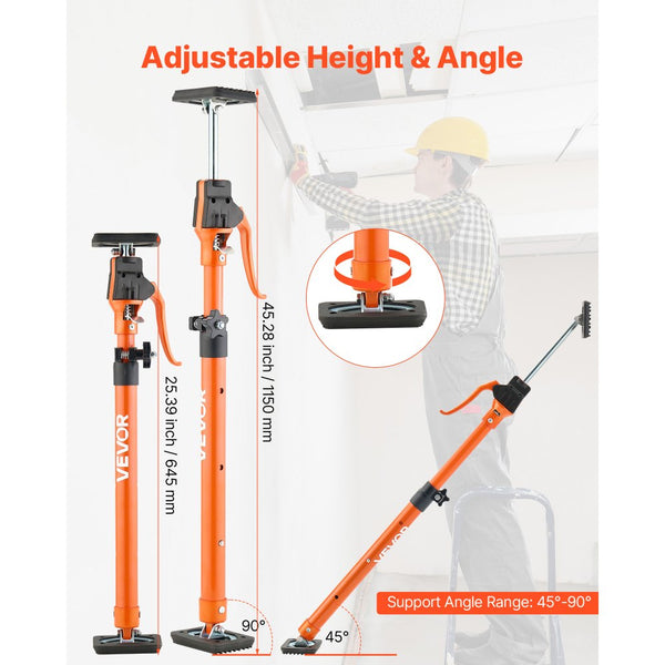 Vevor Cabinet Jack Support Pole 2-Pack 25.4-45.3" Telescopic Quick Sup ...