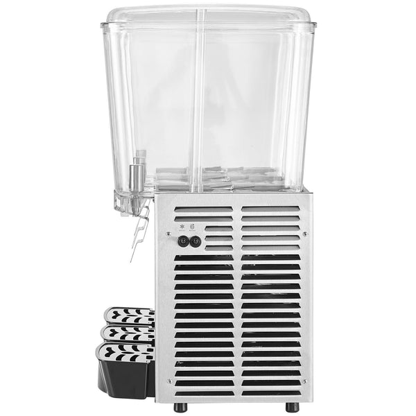 Vevor Commercial Cold Beverage Dispenser 4.75 Gal 3 Tanks 680W Stainle ...