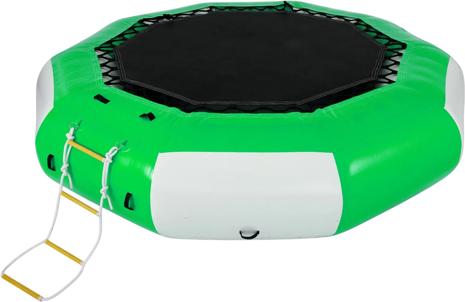 Vevor Inflatable Water Trampoline 13' Swim Platform Bouncer with 4-Ste ...