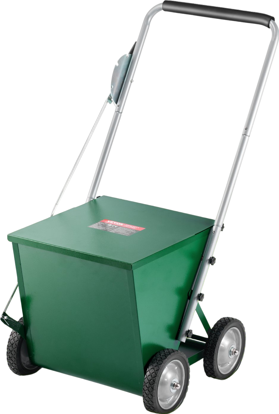 Vevor Dry Line Marker 4-Wheel Steel Chalker 2"-4" Lines 65 lbs Capacit ...