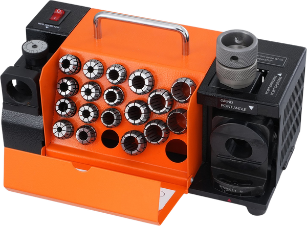 Vevor MR-20G Drill Bits Sharpener 3-20mm Grinder with 18 Collets CBN ...