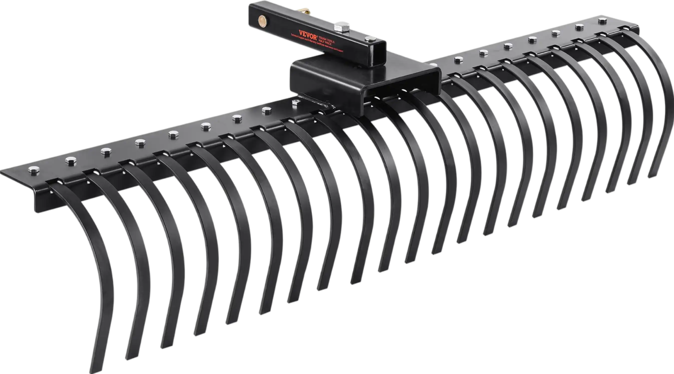 Vevor Tow Behind Landscape Rake 60" Dethatcher with 21 Steel Tines New ...