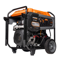 Generac GP15500EFI 15500W/19300W Low THD Gas Generator Electric Start ...