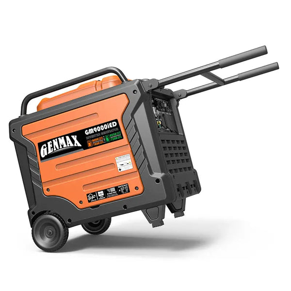 GENMAX GM9000iEDC 50 Amp 7600W/9000W Remote Start Dual Fuel CARB Inver ...