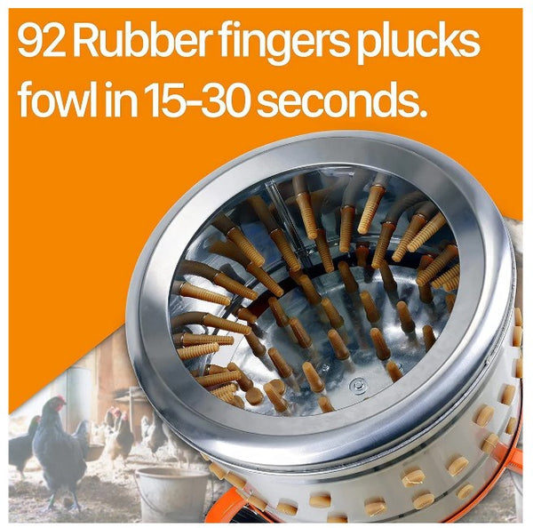 Super Handy 120V Corded Electric Chicken Plucker New – FactoryPure