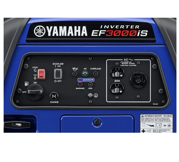Yamaha EF3000iS 2800W/3000W Gas Inverter Generator New – FactoryPure