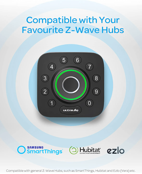 U-Tec PRO Z WAVE 6-in-1 Keyless Entry Smart Lock New – FactoryPure