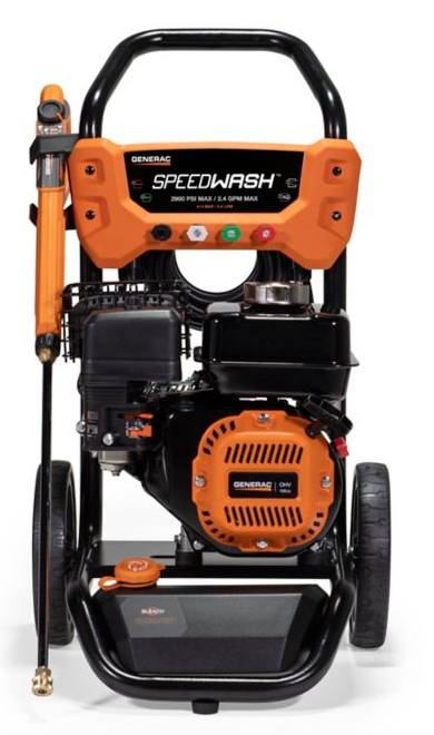 Generac 2900 PSI 2.4 GPM Gas SpeedWash Pressure Washer with Soap Tank ...