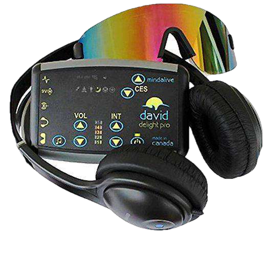 DAVID Delight Pro with CES Light and Sound therapy machine by Mind Ali ...