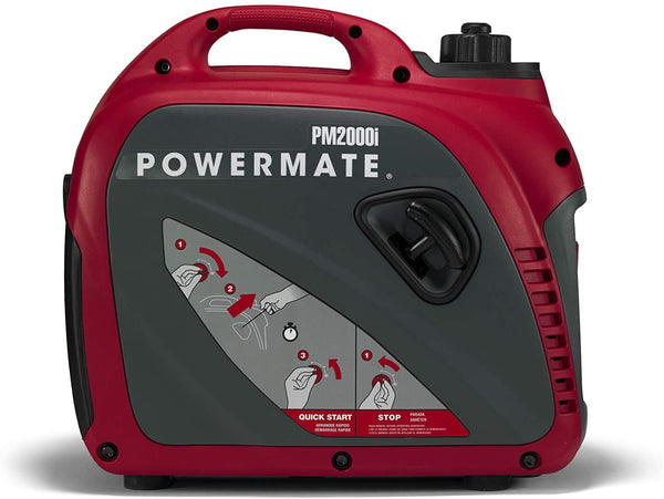 Generac/Powermate PM2000i 1700W/2200W Gas Inverter Generator New ...