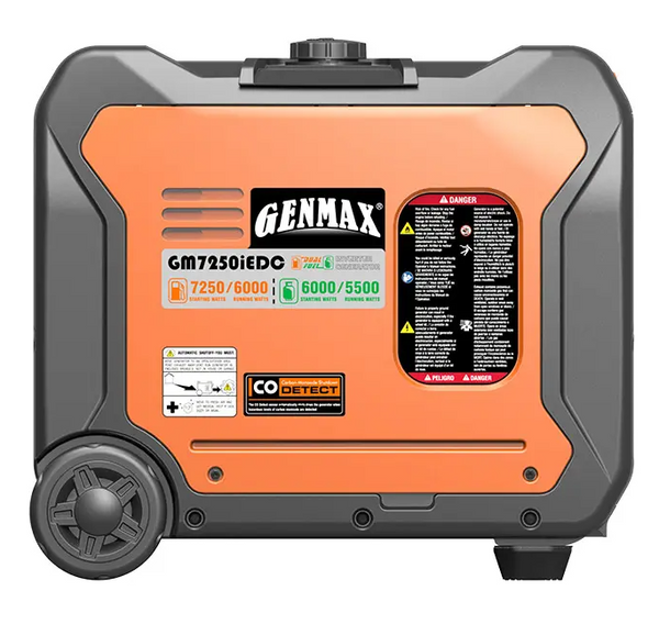 GENMAX GM7250iEDC 6000W/7250W 50 Amp Remote Start Dual Fuel Inverter G ...