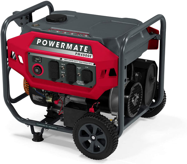 Generac/Powermate PM4500E 3600W/4500W Gas Electric Start Generator New ...
