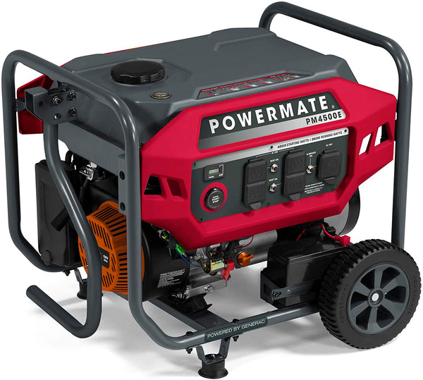 Generac/Powermate PM4500E 3600W/4500W Gas Electric Start Generator New ...
