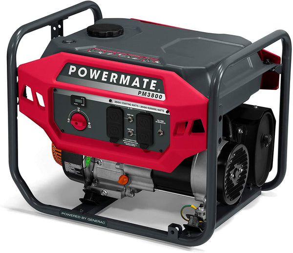 Generac/Powermate PM3800 3000W/3800W Gas Generator New – FactoryPure