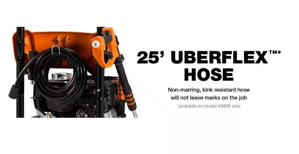 Generac 3100 PSI 2.5 GPM Electric Start Gas Pressure Washer 8894 New ...