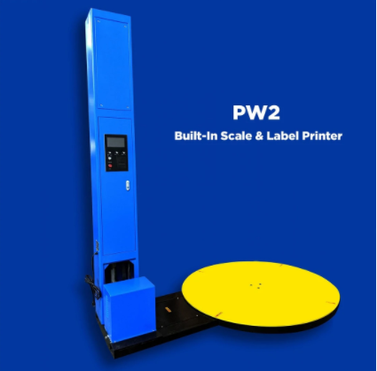 PEC Scales Stretch Wrap Machine Automatic Pallet Wrapping Machine for ...