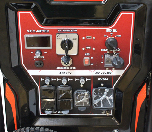 Lifan LF15000-EPL 14000W/15000W Gas Low THD Electric Start Generator N ...