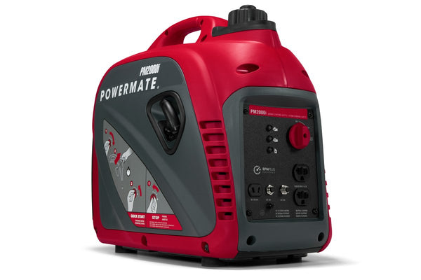Generac/Powermate PM2000i 1700W/2200W Gas Inverter Generator New ...