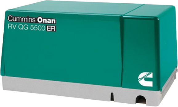 Cummins Onan QG 5500 5.5kW EFI RV Generator 5.5HGJAA-600 RV Gas Single ...