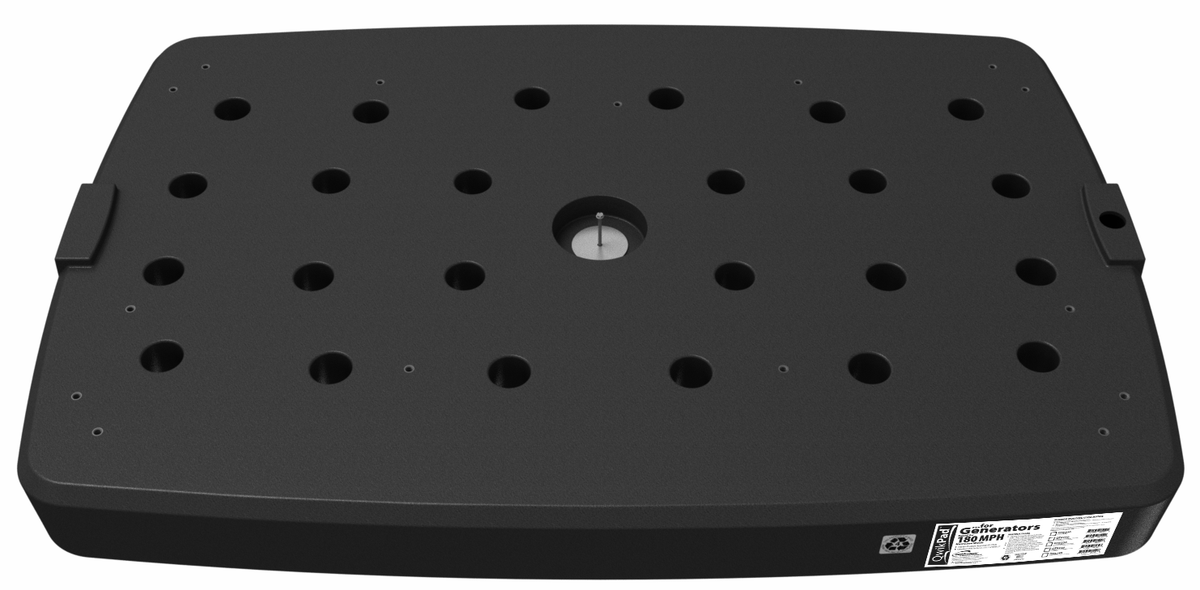 Qwikpad Lightweight Pad 180 MPH Wind For 9-26kW Air Cooled Generac / K ...