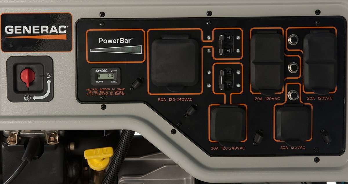 Generac XG10000E 10000W/12500W 50 Amp Generator Electric Start New ...